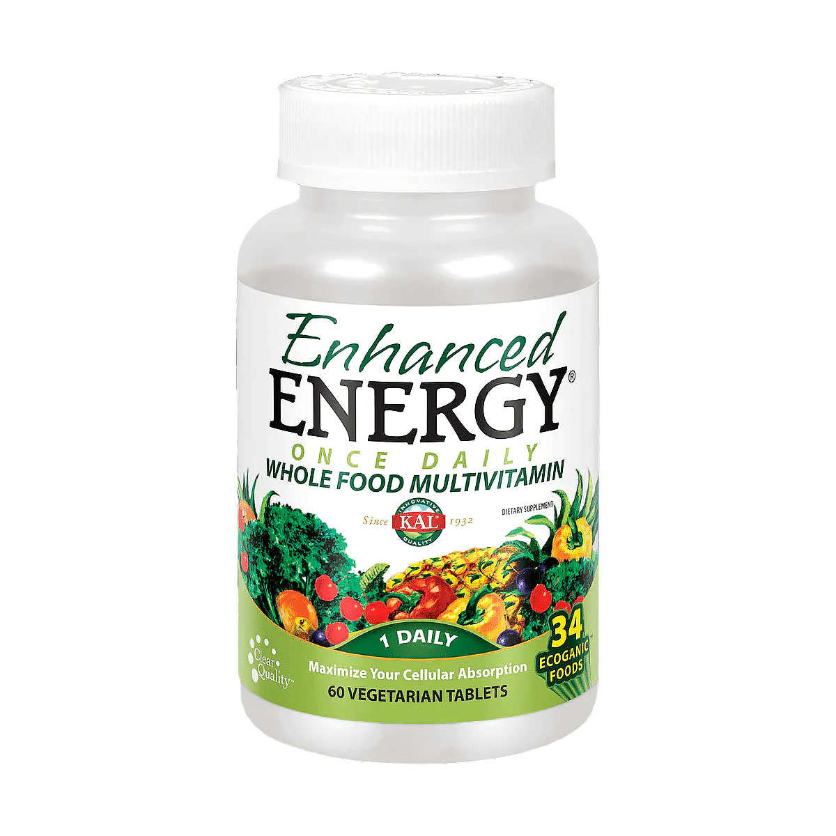 Buy KAL Enhanced Energy Multivitamin – 60 Tabs